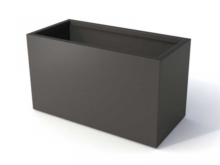 Rectangle Wide - Commercial Metal Planter - GreenLine Manufacturing